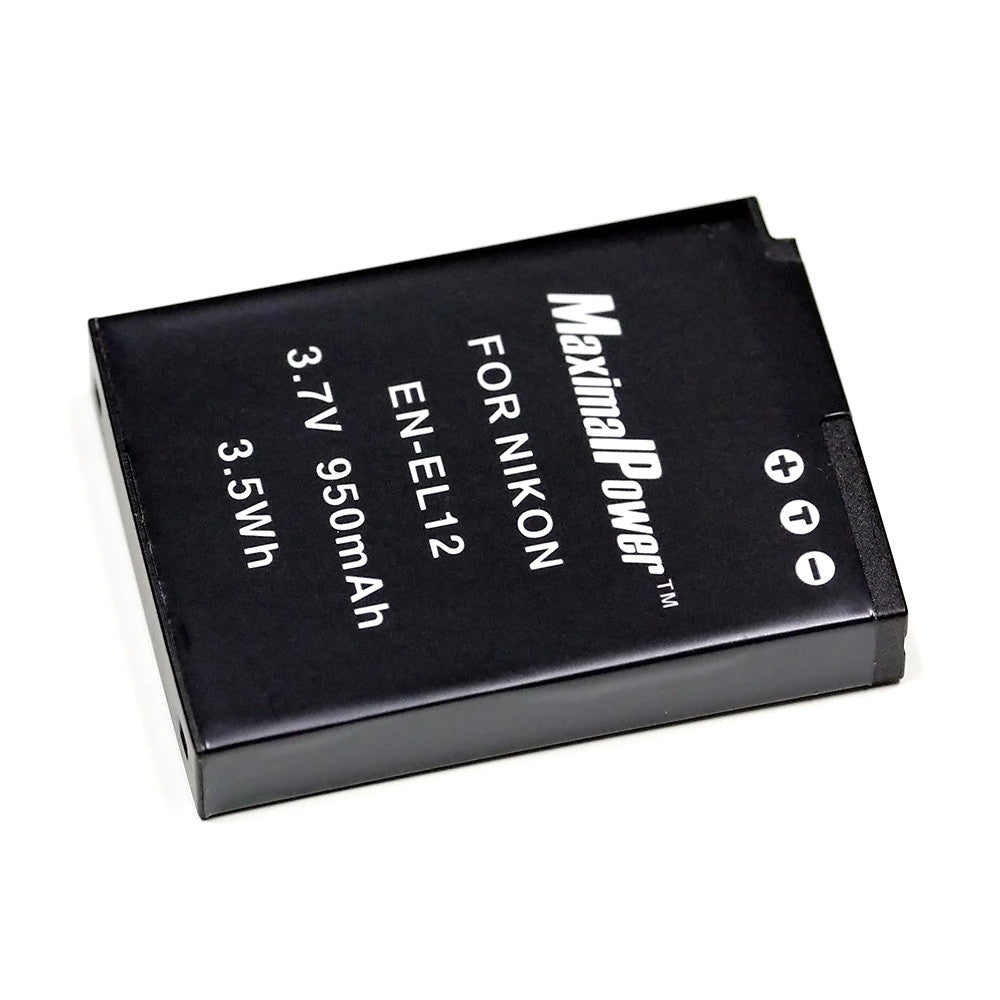 MaximalPower Replacement Battery for Nikon EN-EL12 fit Nikon Coolpix A